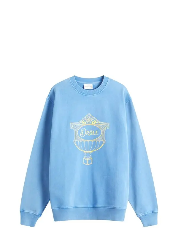 Drole De Monsieur Drole Cup Sweatshirt - Blue