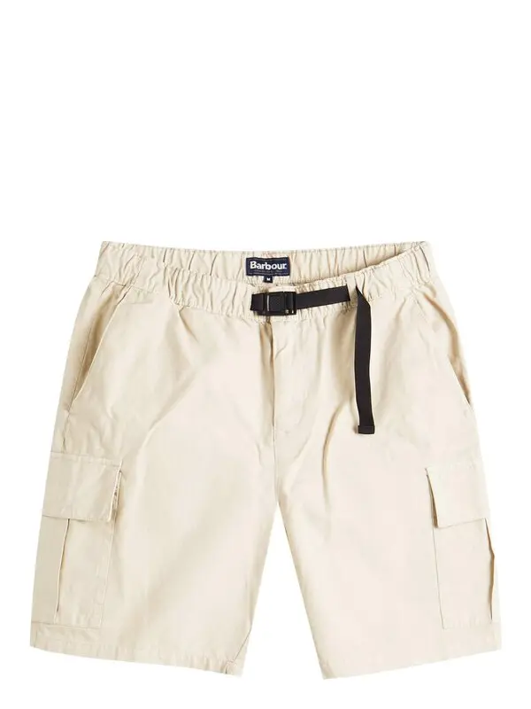 Barbour Grindle Relaxed Cargo Shorts - Oatmeal