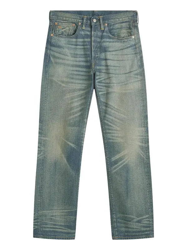 Ralph Lauren Straight Leg Selvedge Jeans - Milner Wash