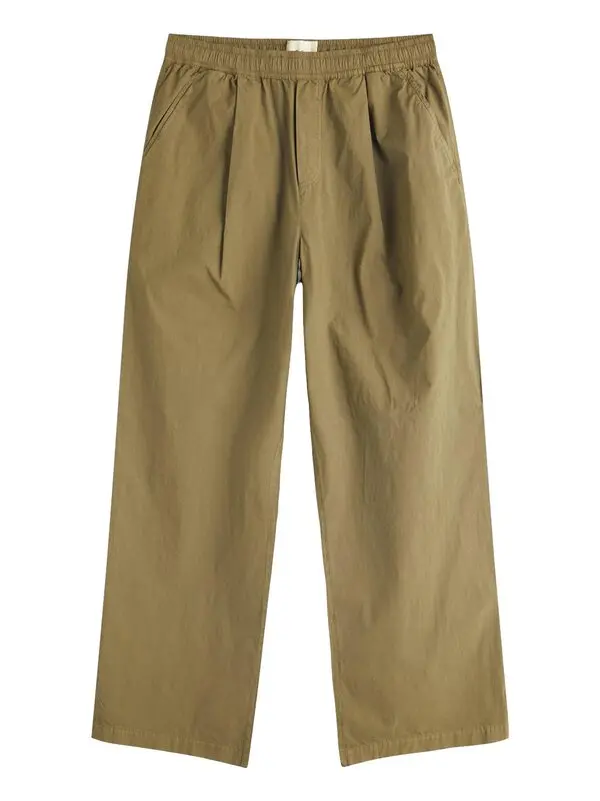 Folk Drawcord Loose Trousers - Sage