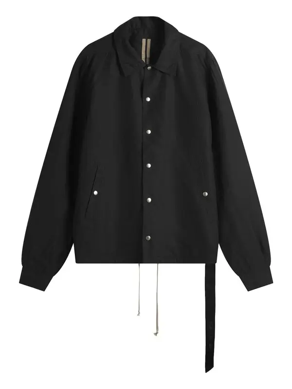 Rick Owens Snapfront Jacket - Black