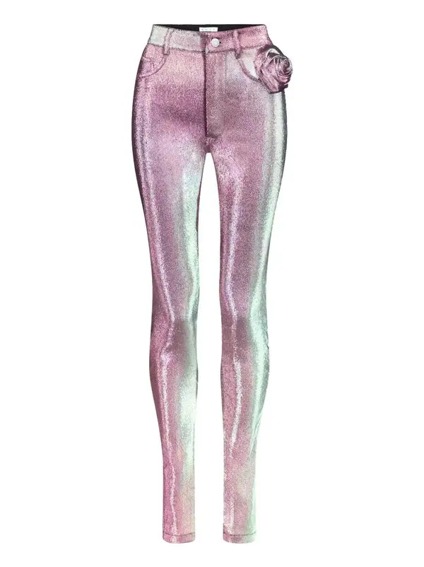 AREA Rosette Leggings - Pink