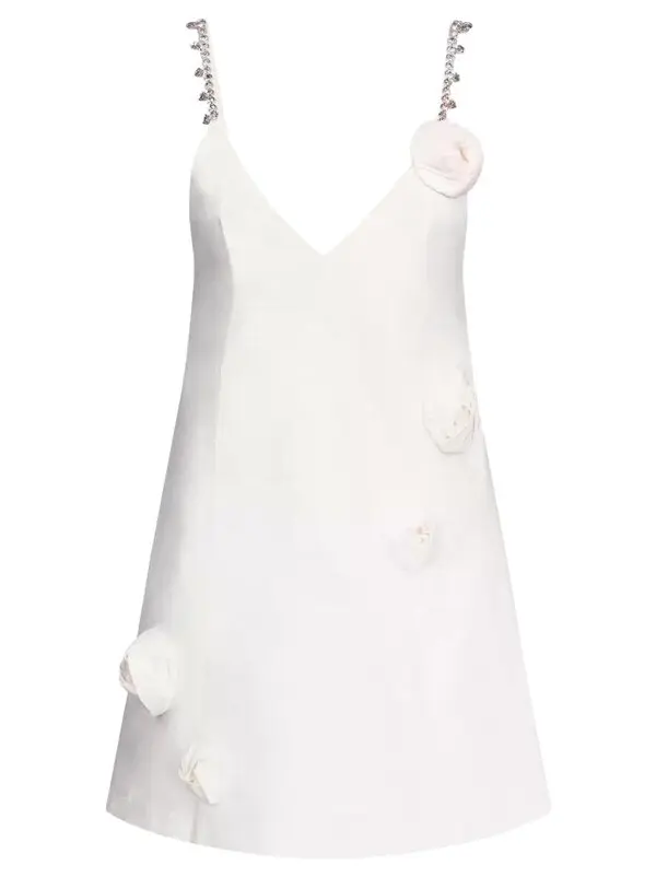 AREA Poplin Mini Dress - White