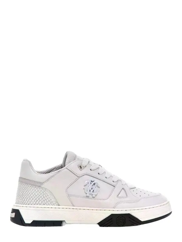 Roberto Cavalli Panelled Sneakers - White