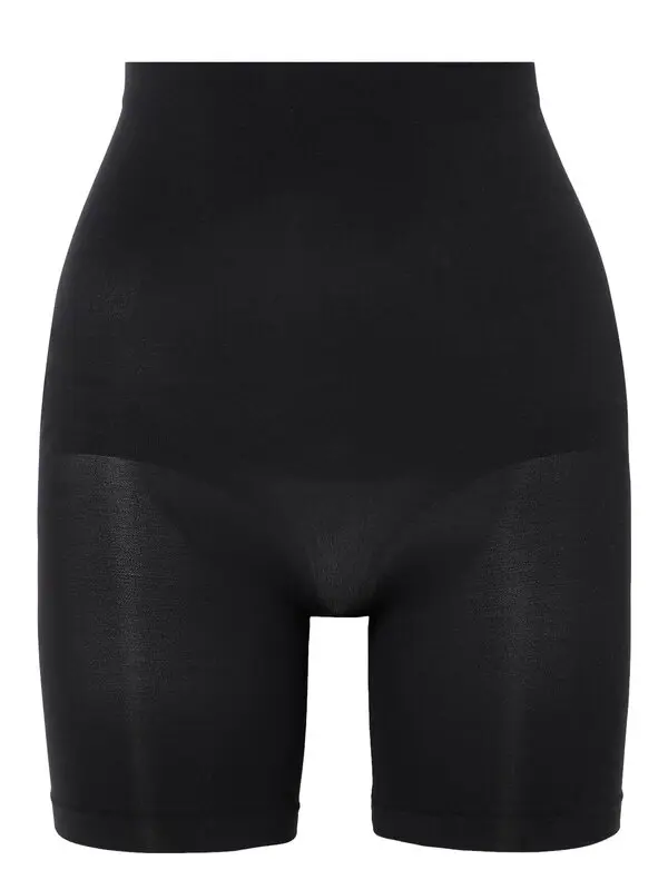 SKIMS Seamless Sculpt Mid Thigh Shorts - Black