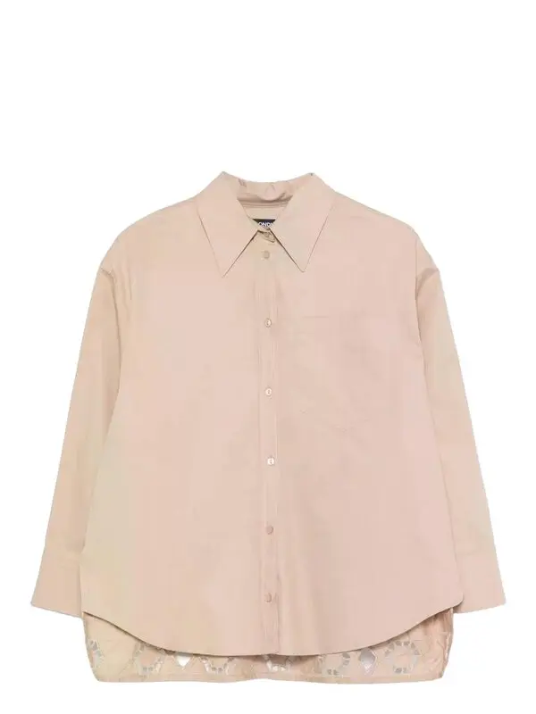 DONDUP Embroidered-motif Shirt - Neutrals