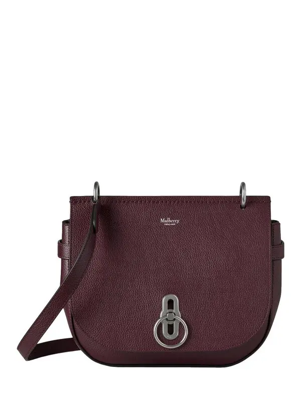 Mulberry Amberley Leather Satchel - Black Cherry