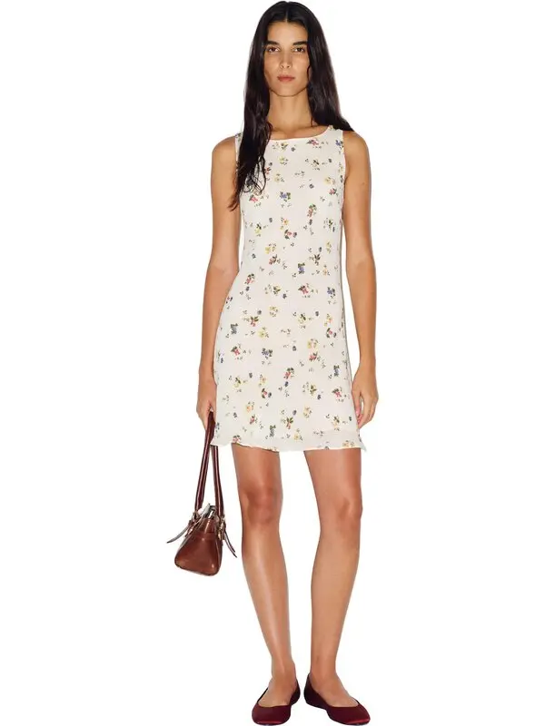 REFORMATION Dale Mini Dress - Ivory