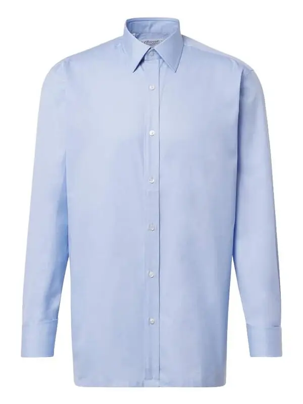 Charvet Cotton Poplin Shirt - Blue