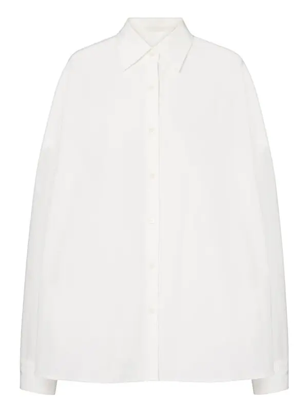 Dries Van Noten Oversized Printed Shirt - White
