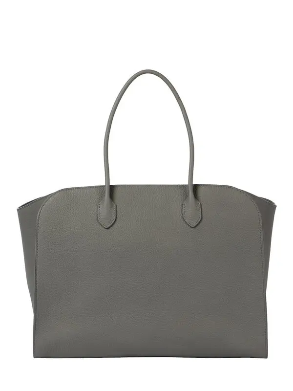 THE ROW Marlo 17 Leather Tote Bag - Grey