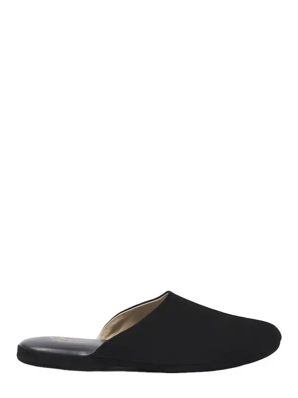 Charvet Suede Slippers - Black