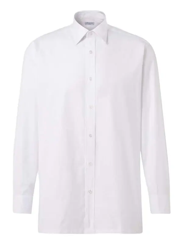 Charvet Cotton Poplin Shirt - White