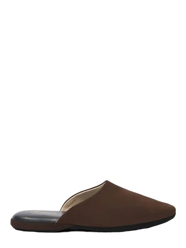 Charvet Suede Slippers - Brown