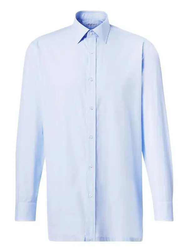 Charvet Cotton Poplin Shirt - Blue