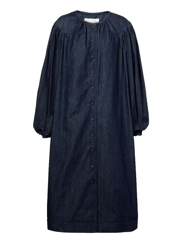 Dries Van Noten Denim Coat - Blue