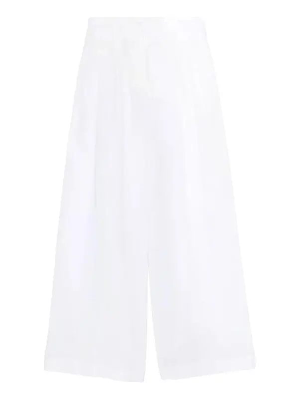 Peserico Linen Trousers - White