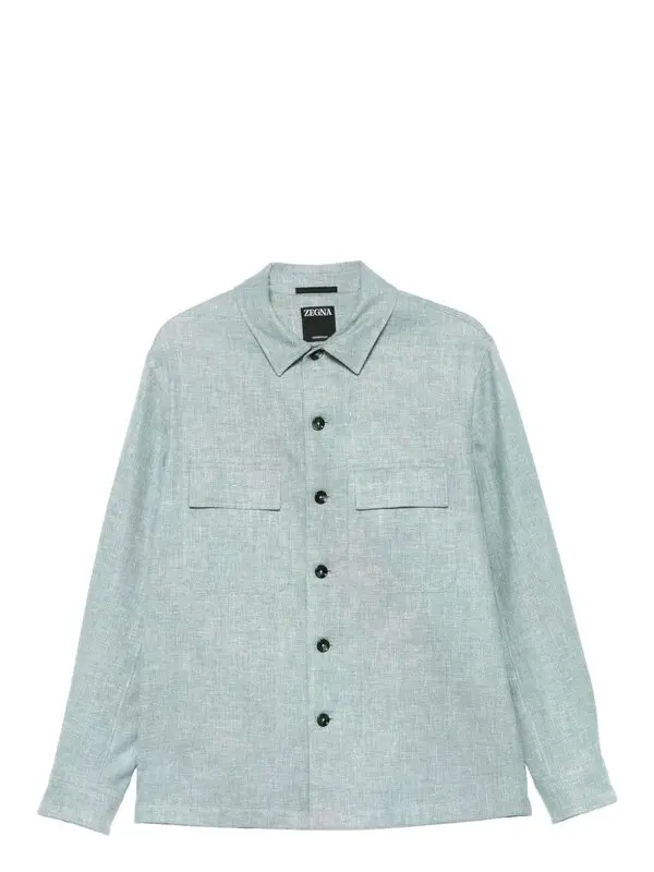 Zegna Alba Shirt Jacket - Blue