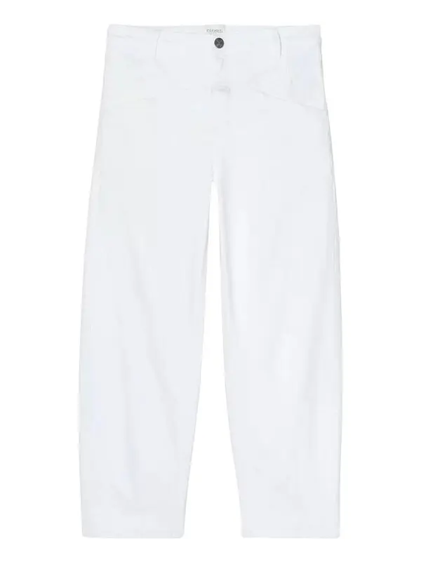 Closed Cropped Stover-x Jeans - White