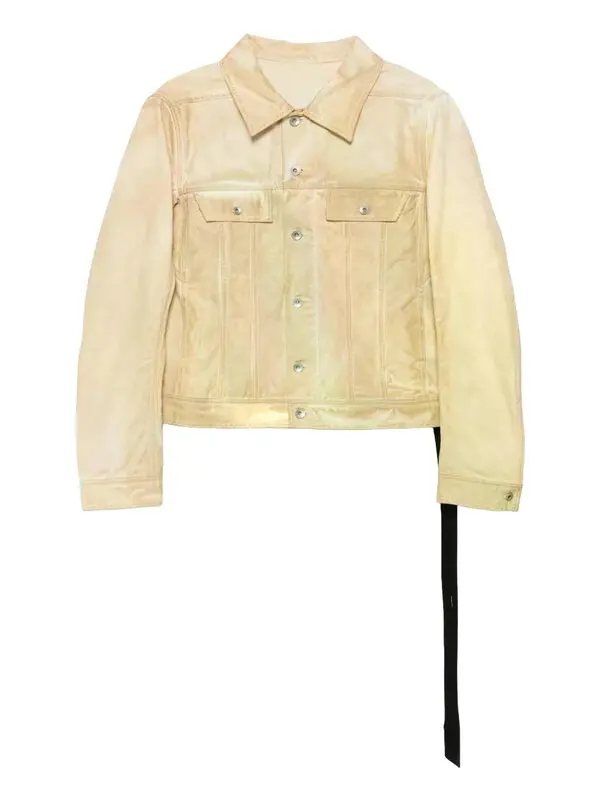 Rick Owens Trucker Jacket - Neutrals