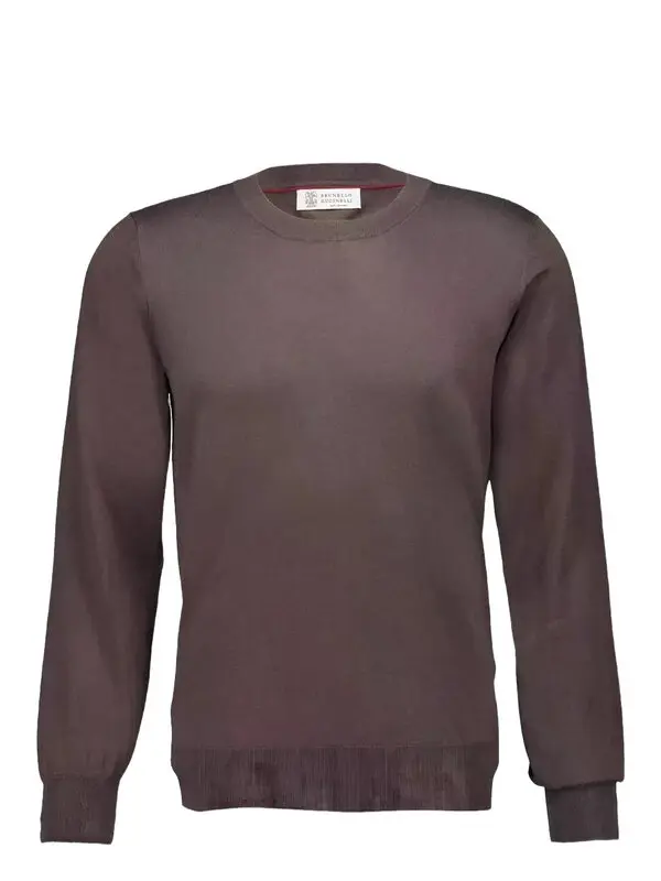 Brunello Cucinelli Cotton Jumper - Brown