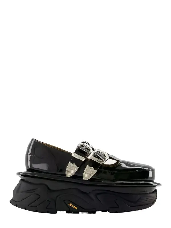 Toga Platform Loafers - Black