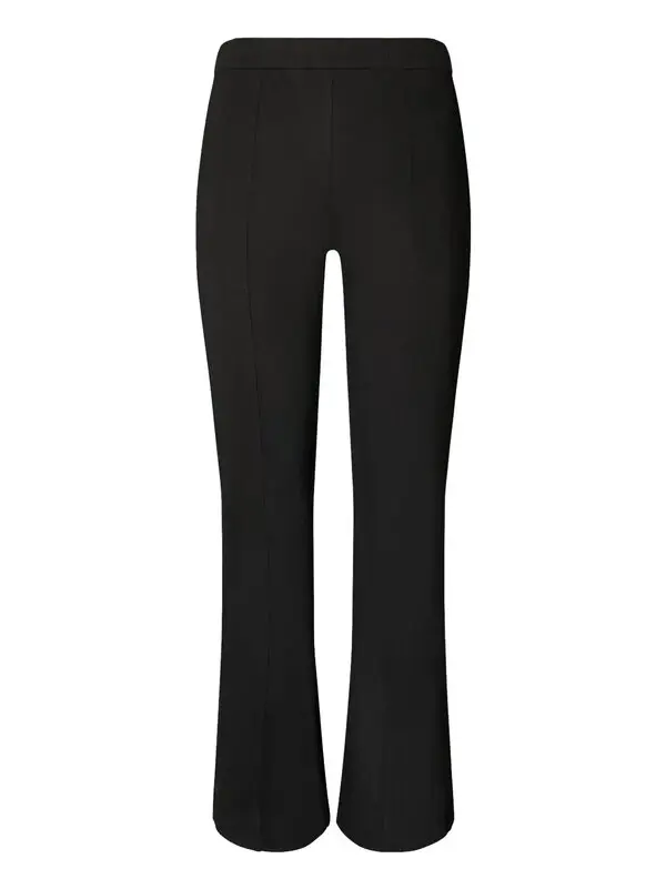 Tory Burch Flared Cropped Trousers - Black