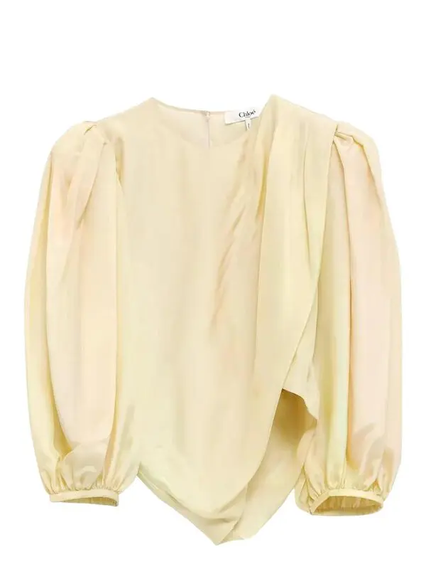 Chloé Silk Blouse - Yellow