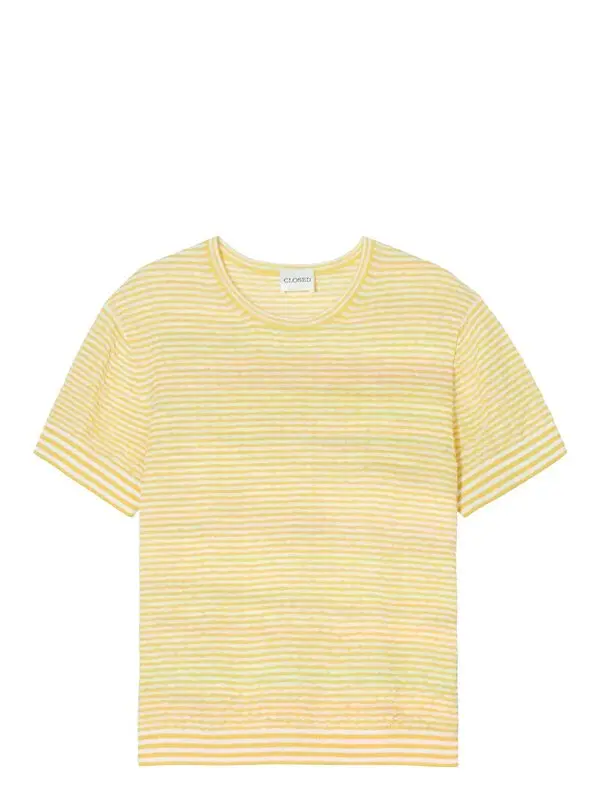 Closed Striped T-shirt - Yellow