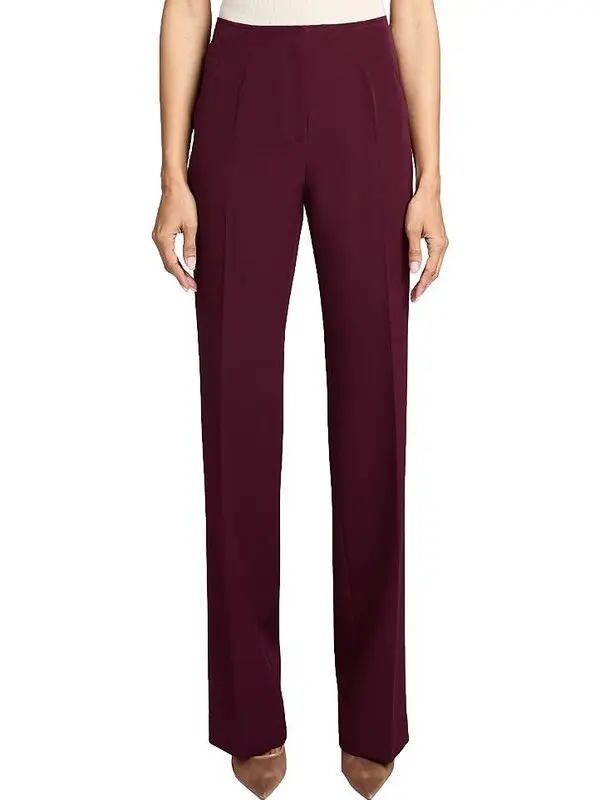 Santorelli Della Straight Leg Pants - Cherry Cola