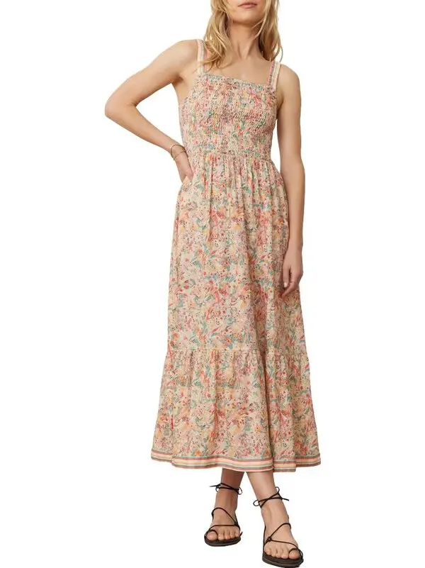 Marine Layer Selene Floral Maxi Dress - Superbloom