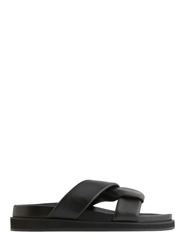 NEIL J. RODGERS Obi Sandal - Black Nappa