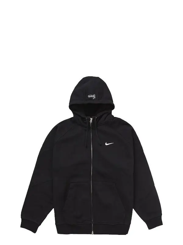 Supreme Nike Zip-up Hooded Sweatshirt - Black