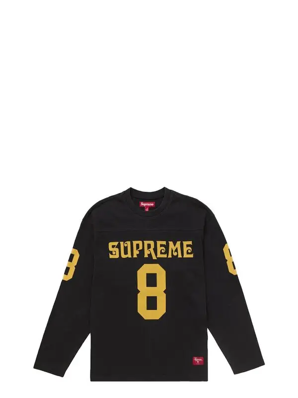 Supreme Affiliated Long Sleeve Football Top - Black