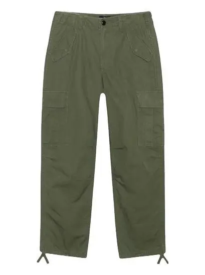 StÜssy Ripstop Military Cargo Pant - Olive Green