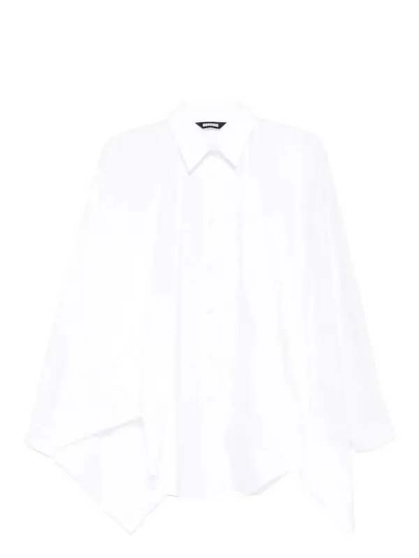 MOOHONG Square-sleeved Shirt - White