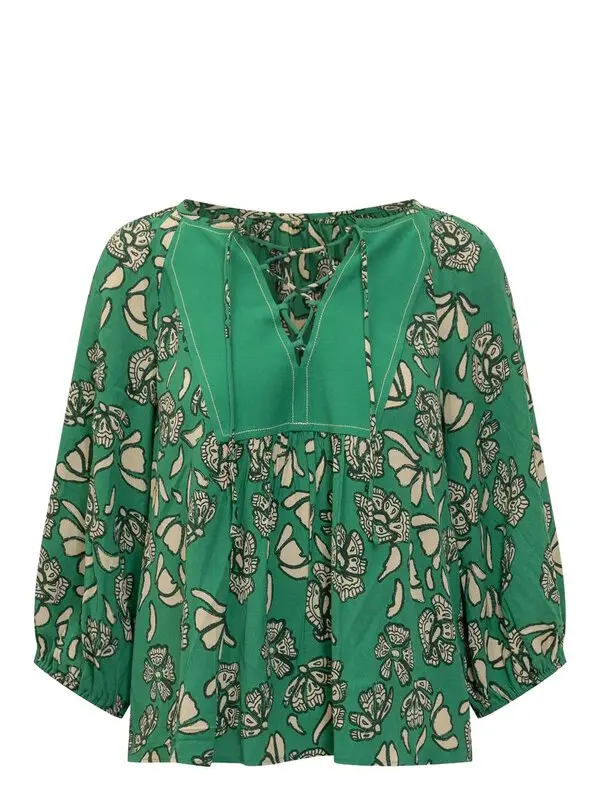Ba&sh Aura Blouse - Green