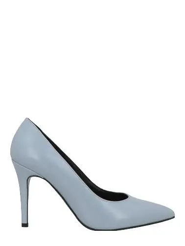 Emporio Armani Leather Stiletto Pumps - Blue