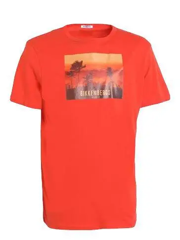 BIKKEMBERGS T-shirt Size Cotton - Orange