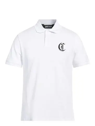 Just Cavalli Polo Shirt Size Cotton - White