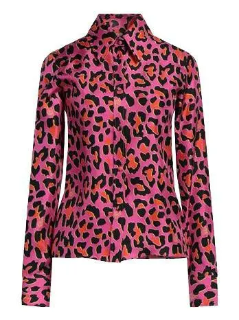 Emilio Pucci Leopard-print Twill Shirt - Pink