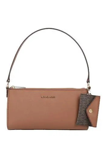 Michael Kors Leather Baguette Bag - Brown