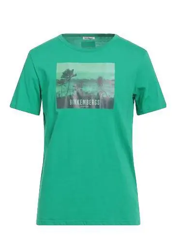 BIKKEMBERGS T-shirt Size Cotton - Green