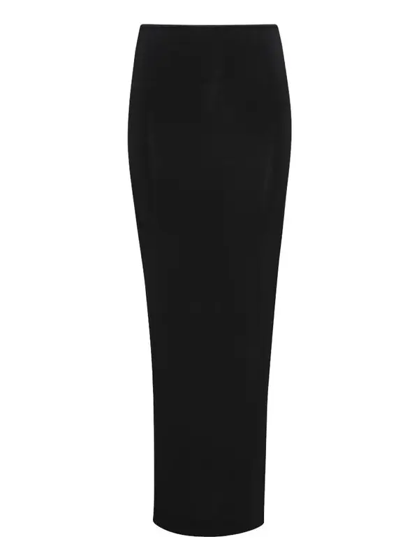 Eterne Slim Fit Maxi Skirt - Black