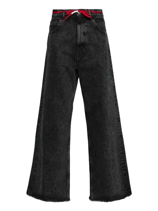 Marni Raw Edge Jeans - Black