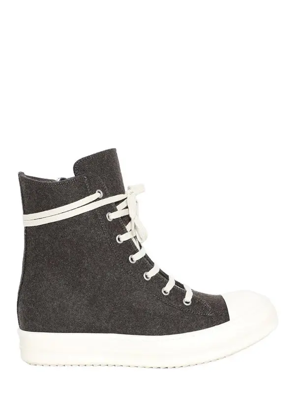 Rick Owens High-top Sneakers - Brown And Milk