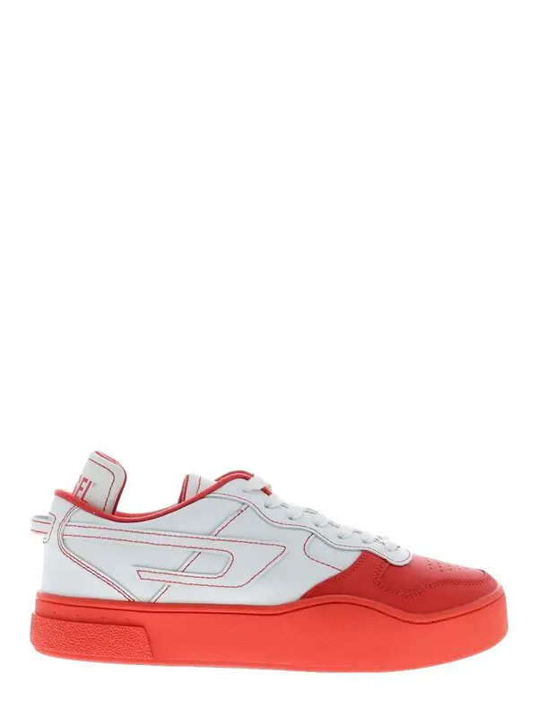 DIESEL® Sukiyo Low Xin Sneakers - White/red