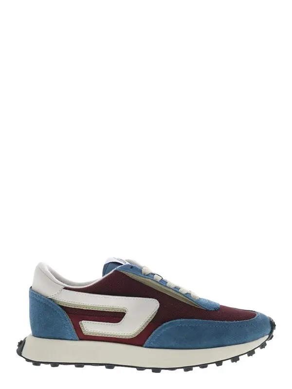 DIESEL® Sracer Lc Sneakers - Oxblood Red/indian Teal/light Gray