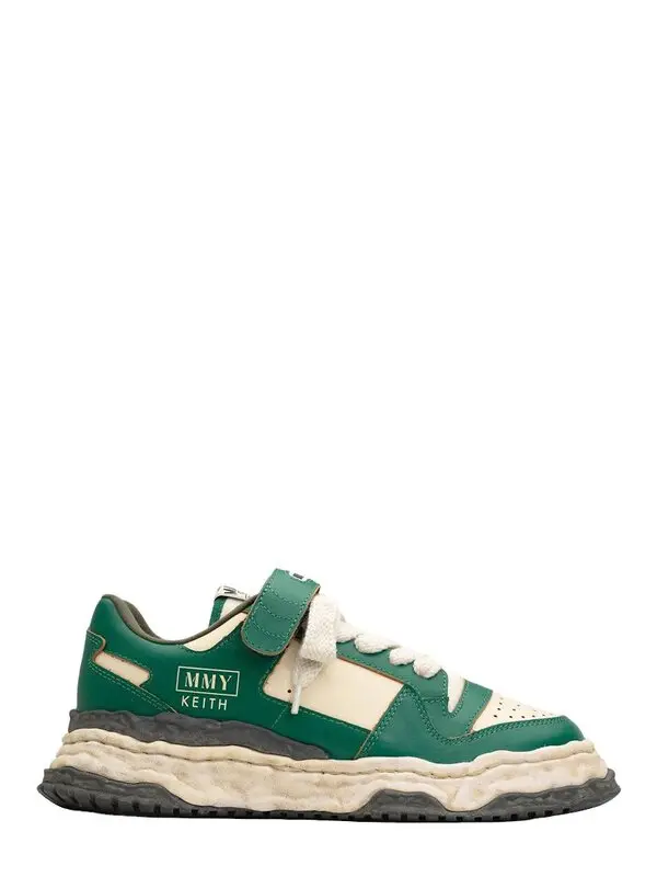 Mihara Yasuhiro Keith Og Sole Vl Low-top Sneakers - Green/white