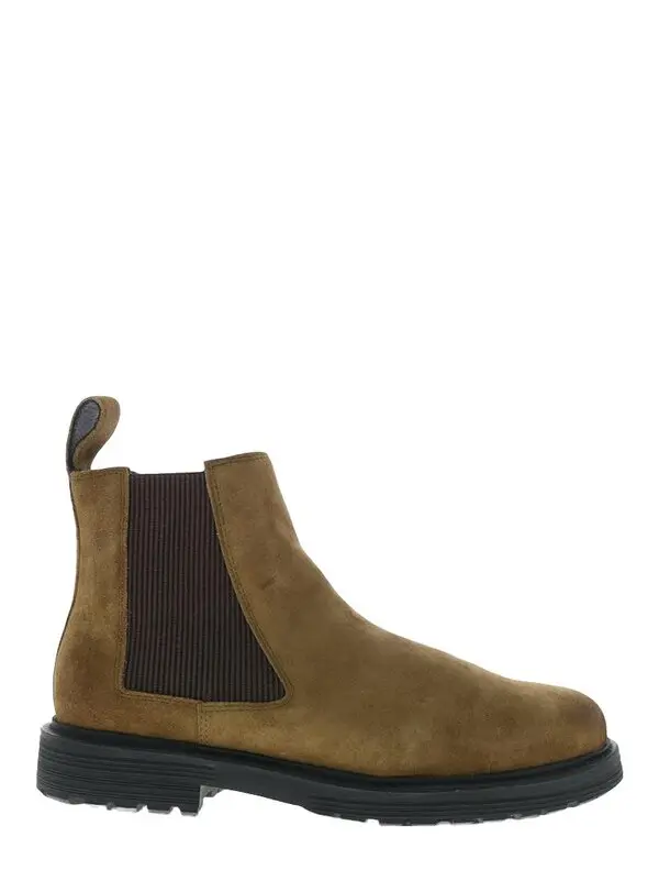 Diesel Suede Chelsea Boots - Brown